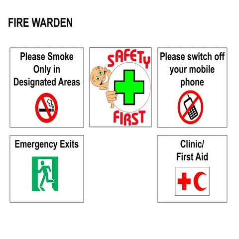 Construction Safety awareness training for Fire Warden | PPTX
