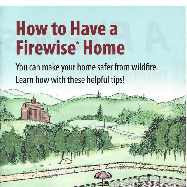 How to Have a Firewise Home | PDF