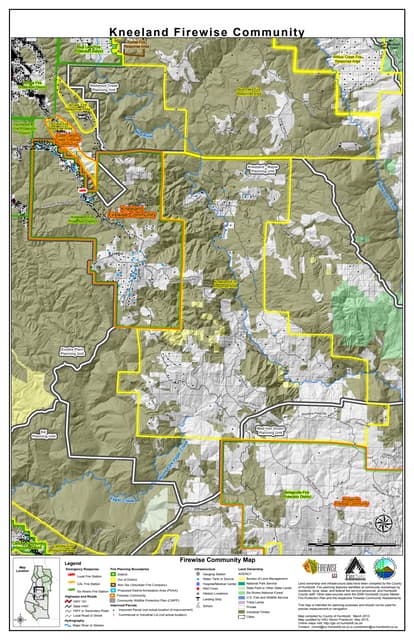 Firewise Map Kneeland | PDF