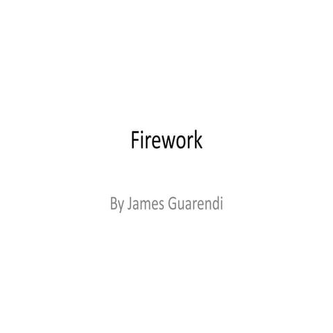 Firework | PPT