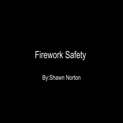 Firework safety | PPT