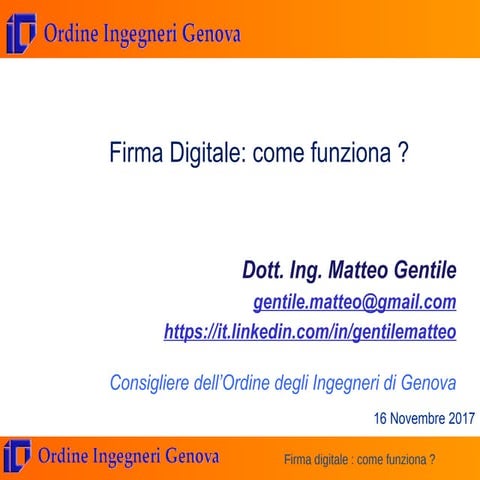 Firma digitale, validità legale marca temporale e formato PDF/A | PDF