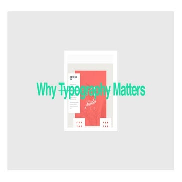 Why Typography Matters in Web Design | PDF