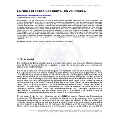 Firmas digitales | PDF