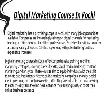 Digital Marketing Course In Kochi Ernakulam Pptx