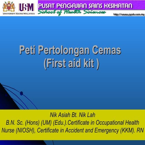 First aid box list | PDF