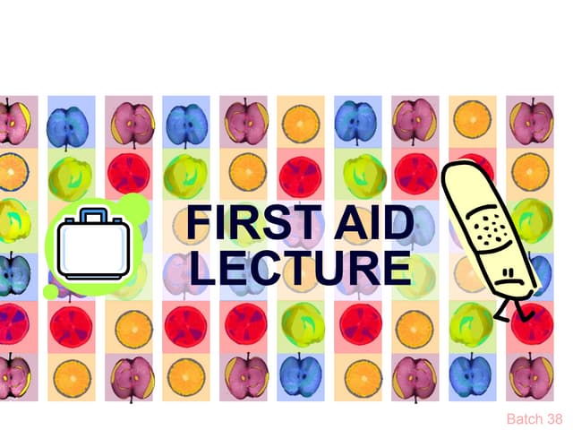 First aid ppt | PPTX