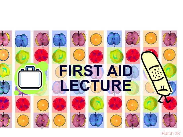 First aid ppt | PPTX