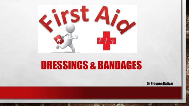 BANDAGING: TRIANGULAR BANDAGING AND CRAVAT, TYPES OF KNOTS | PPTX