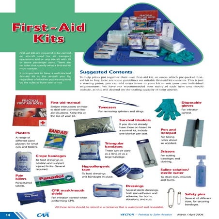 First aid kits | PDF