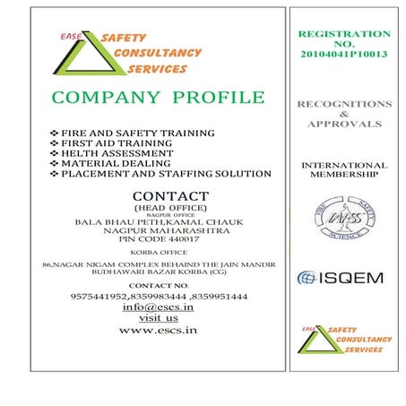 First aid proposal | DOCX