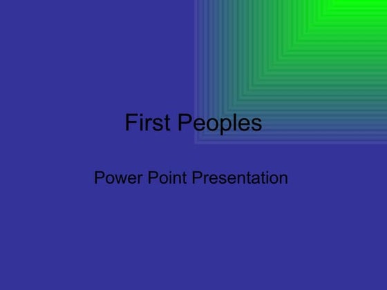 The Kalinagos and their beautiful culture | PPT