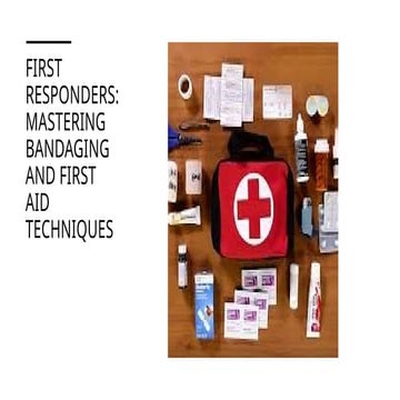 First-Responders.another first aid presentation and guide for the word of god | PPTX