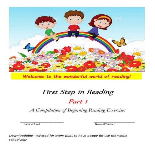 First-Step-in-Reading Part 1 Compilation of Beginning Reading Exercises ...