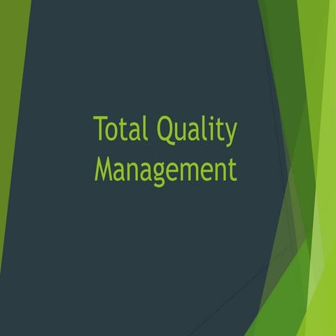 intro to total-quality-management | PPTX