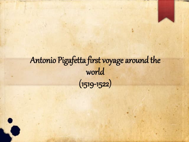 The Analysis of Antonio Pigafetta's Chronicles | DOCX