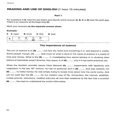 First 2 test 6 | PDF