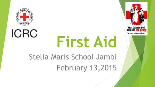Module 1 introduction to first aid | PPTX | First Aid | Injuries