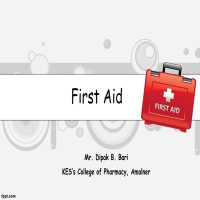 First aid | PPTX
