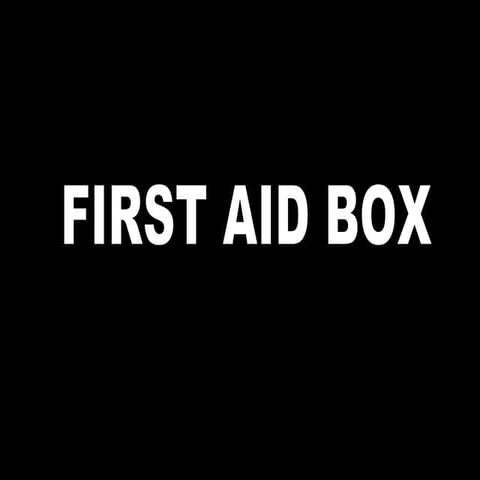 First aid box | PPTX