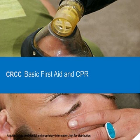 First Aid and CPR for healthcare and med | PPTX