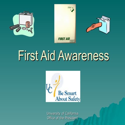 first aid awareness awareness awareness awareness | PPT