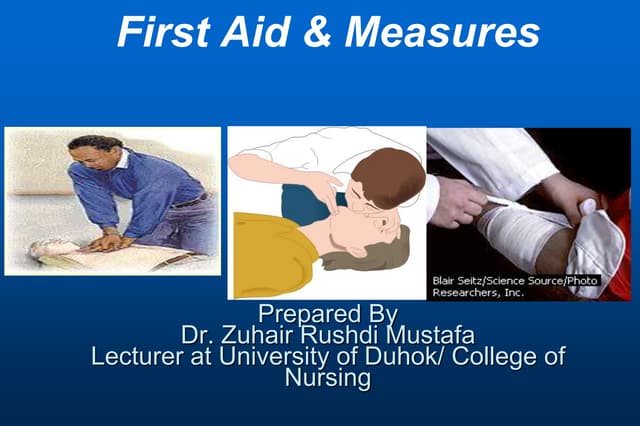 First Aid for Wounds | PPT