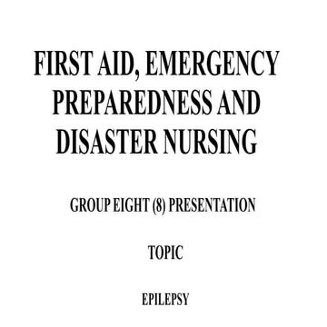 FIRST AID, EMERGENCY PREPAREDNESS AND DISASTER NURSING.pptx