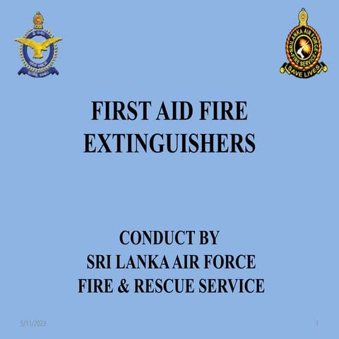 FIRST AID FIRE APPLIANCES.ppt