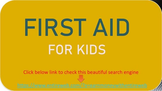 First aid kit ppt | PPT