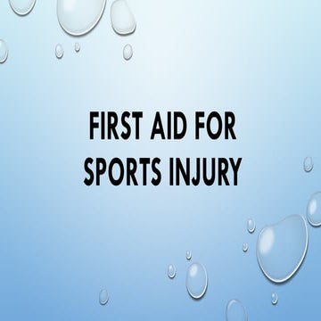 first aid management for factures ........... | PPTX