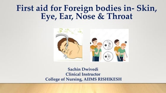 First Aid for Wounds | PPT