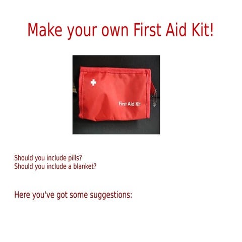 First aid kit tools | PDF