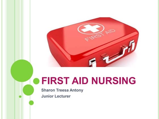 First aid kit ppt | PPT