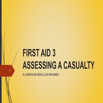 First aid part 3 | PPT