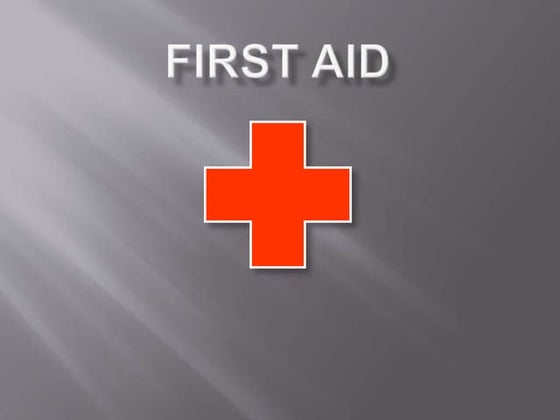 Basic first aid | PPT