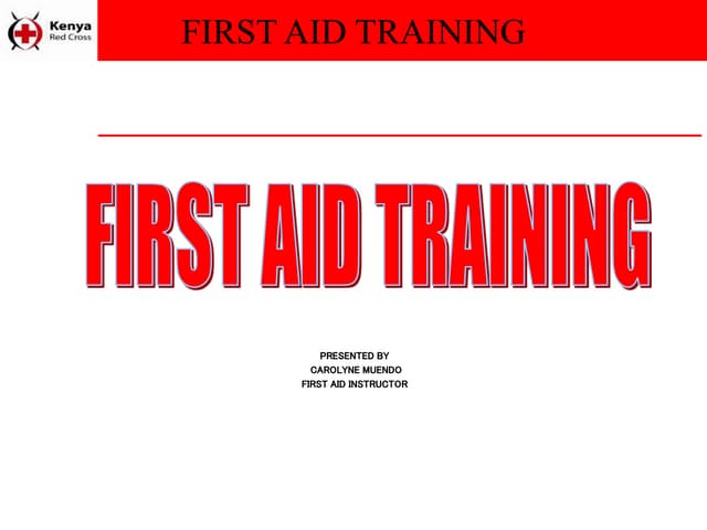 Module 1 introduction to first aid | PPTX