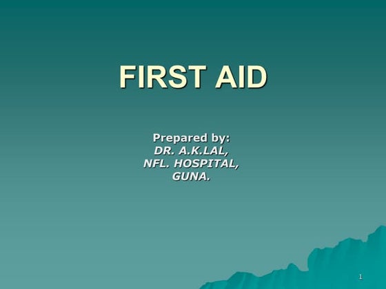 First aid for kids | PDF | First Aid | Injuries