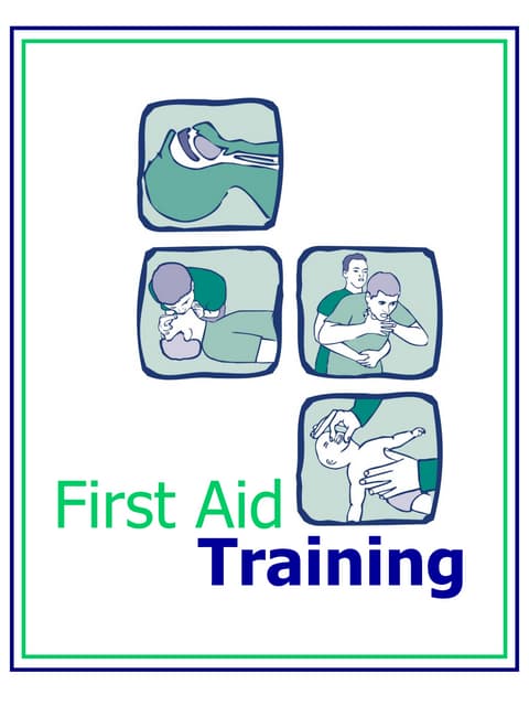 Basic First Aid - The Recovery Position | PPTX