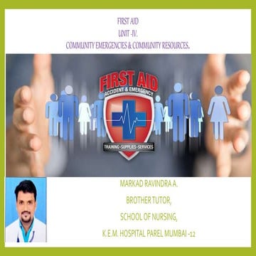 first aid unit -iv.pptx
