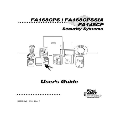 First Alert Security System Manual | PDF