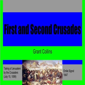 First and second crusades presentaton | PPT