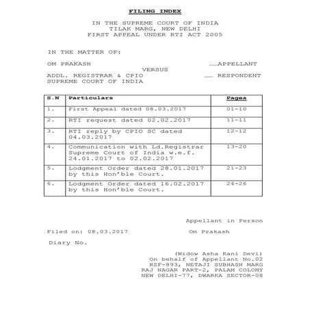 Rti application form | PDF