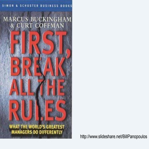 First,break all the rules | PDF