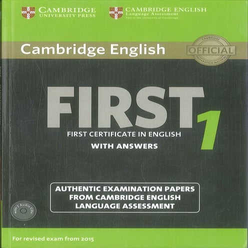 First certificate english 1 cambridge revised exam from 2015 | PDF