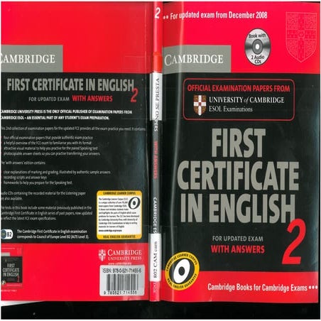 First certificate in english 2 | PDF