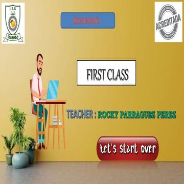 First Day of Class for CELP C1 Advanced | PPTX