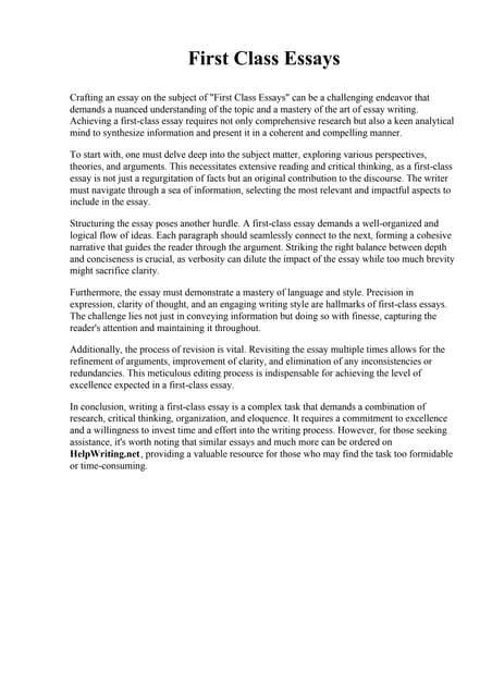 First Class Essay.pdf
