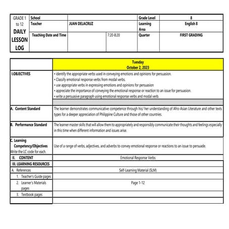 FIRST CO ( Lesson PLan).docx This will serves as a guide for you | DOCX
