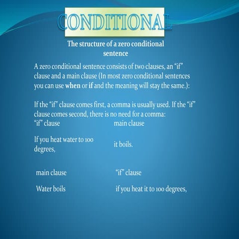 First conditional | PPTX